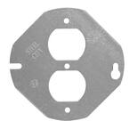 Steel City 1-Gang Duplex Receptacle Octagon Box Cover 5402LR-25R - The ...