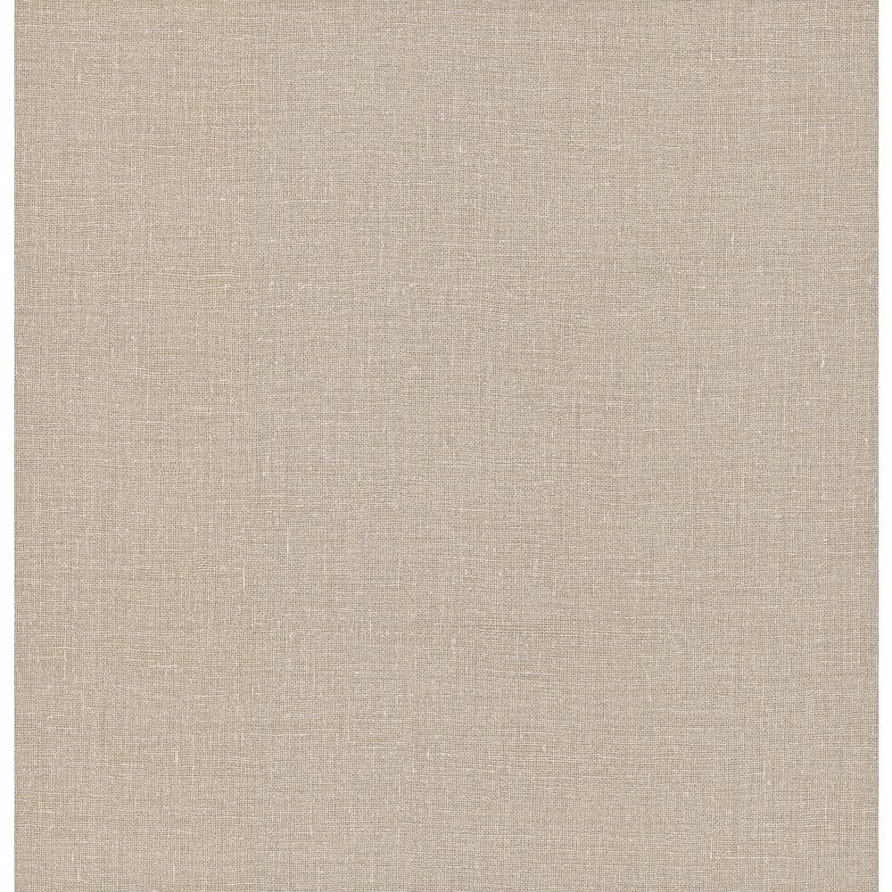 York Wallcoverings Sand Gesso Weave Beige Textured Non-pasted Vinyl ...