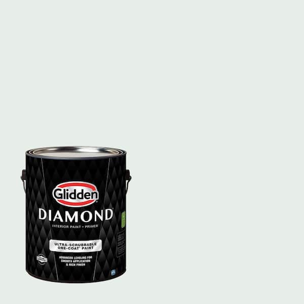 Glidden Diamond 1 gal. PPG1145-1 Rain Drop Ultra-Flat Interior Paint ...