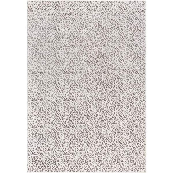 Livabliss Tibetan Black/Slate 8 ft. x 10 ft. Modern Indoor Area Rug ...