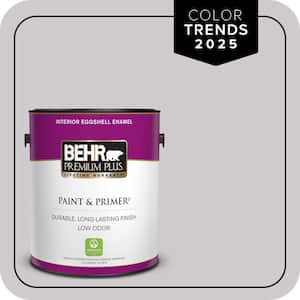 BEHR PREMIUM PLUS 8 oz. #MQ3-28 Rock Crystal Eggshell Enamel Interior ...