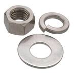 Everbilt 1/2 in. Zinc-Plated Nuts, Washer and Lock Washer (6-Piece per Pack) 803552 - The Home Depot