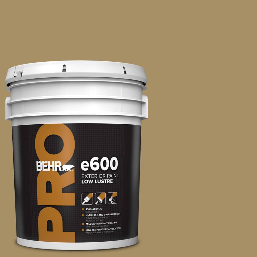 BEHR PRO 5 gal. #350F-6 Fossil Butte Low Luster Exterior Paint PR62305 ...