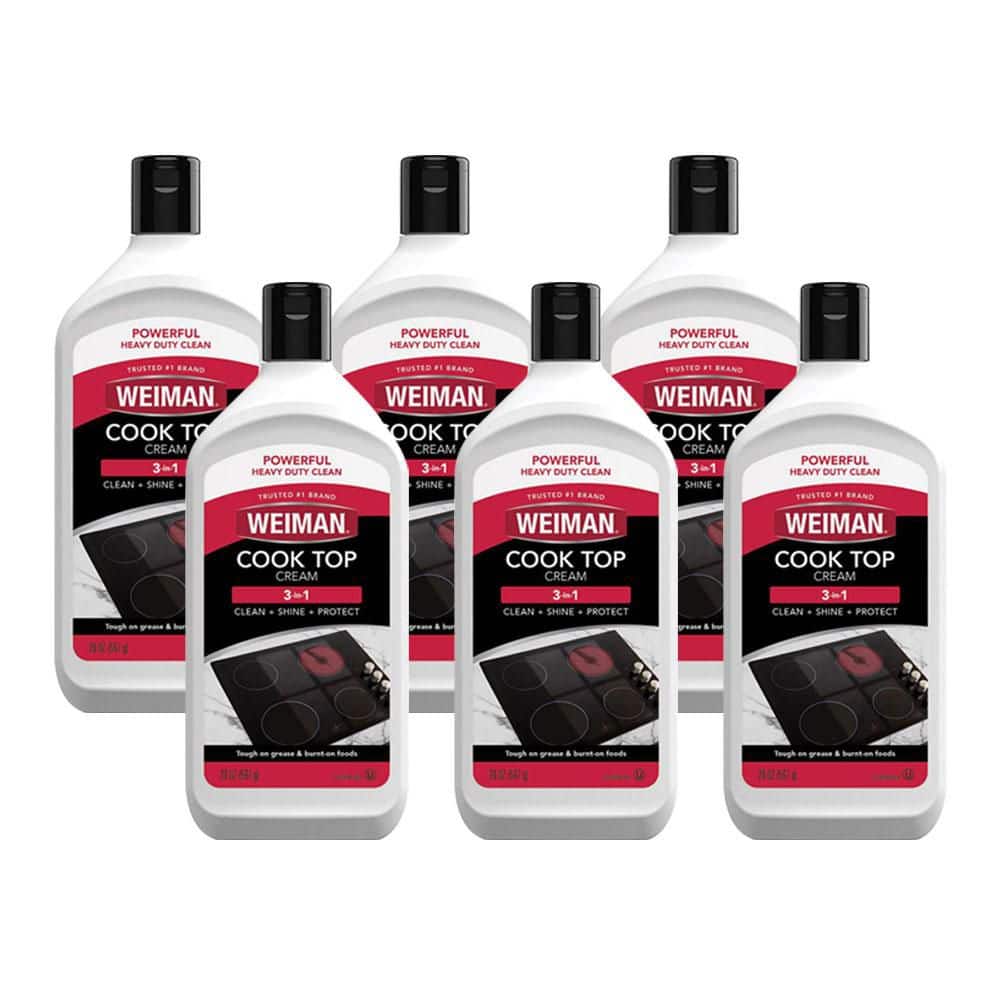 Weiman 20 oz. Glass Cook Top Cleaner and Polish (6-Pack) 137 COMBO3 ...