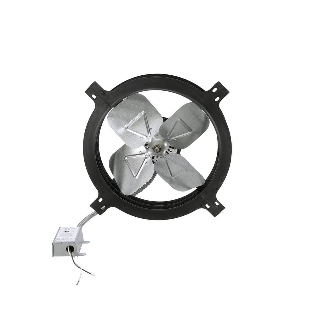 Air Vent 1620 CFM Black Electric Powered Gable Mount Electric Attic Fan ...