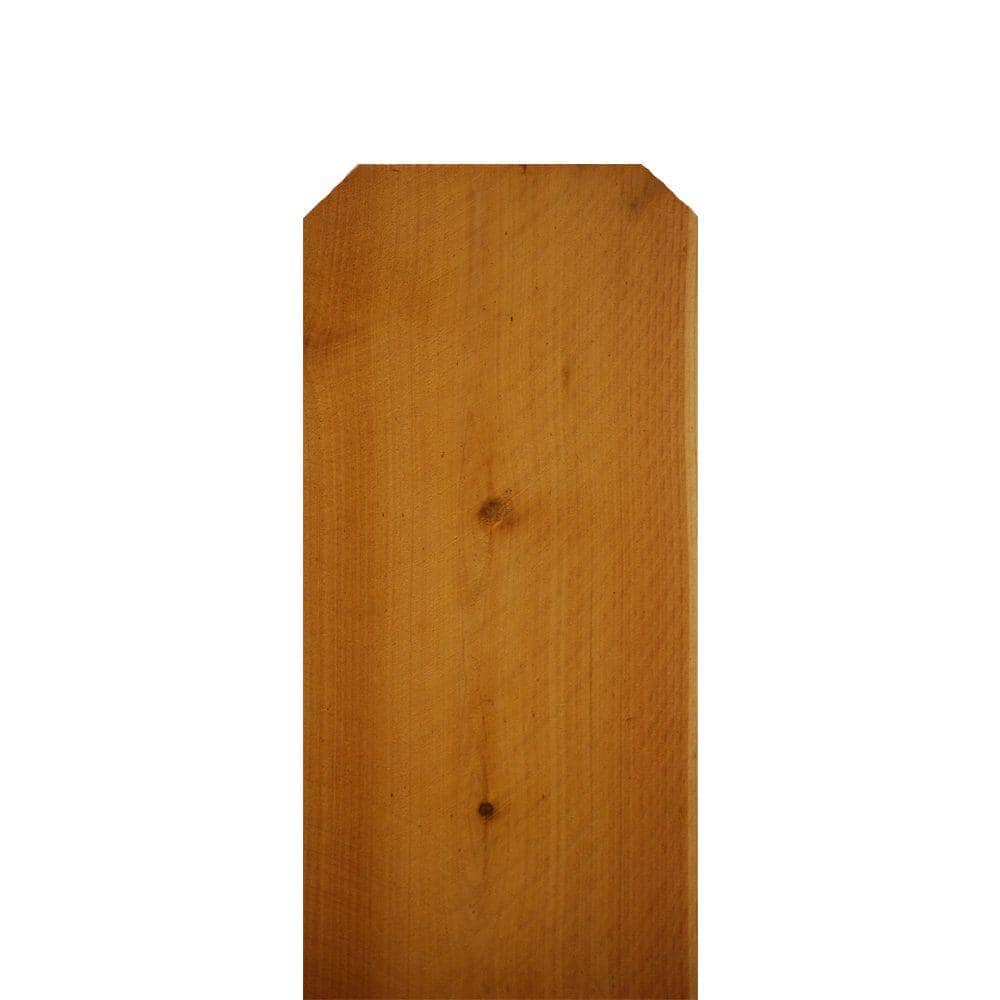 Sierra Pacific Industries 5/8 in. x 7-1/2 in. x 6 ft. Incense Cedar Dog ...