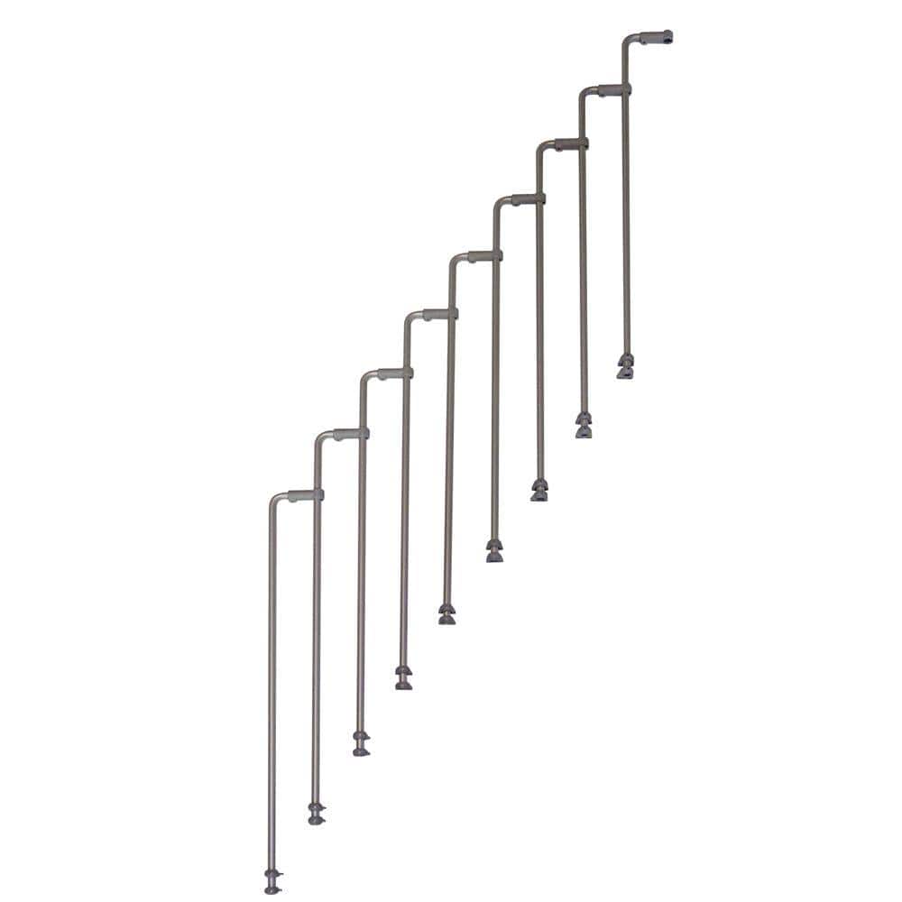 Arke Karina Second Side Rail Kit Grey (9-Pack) K33007 - The Home Depot
