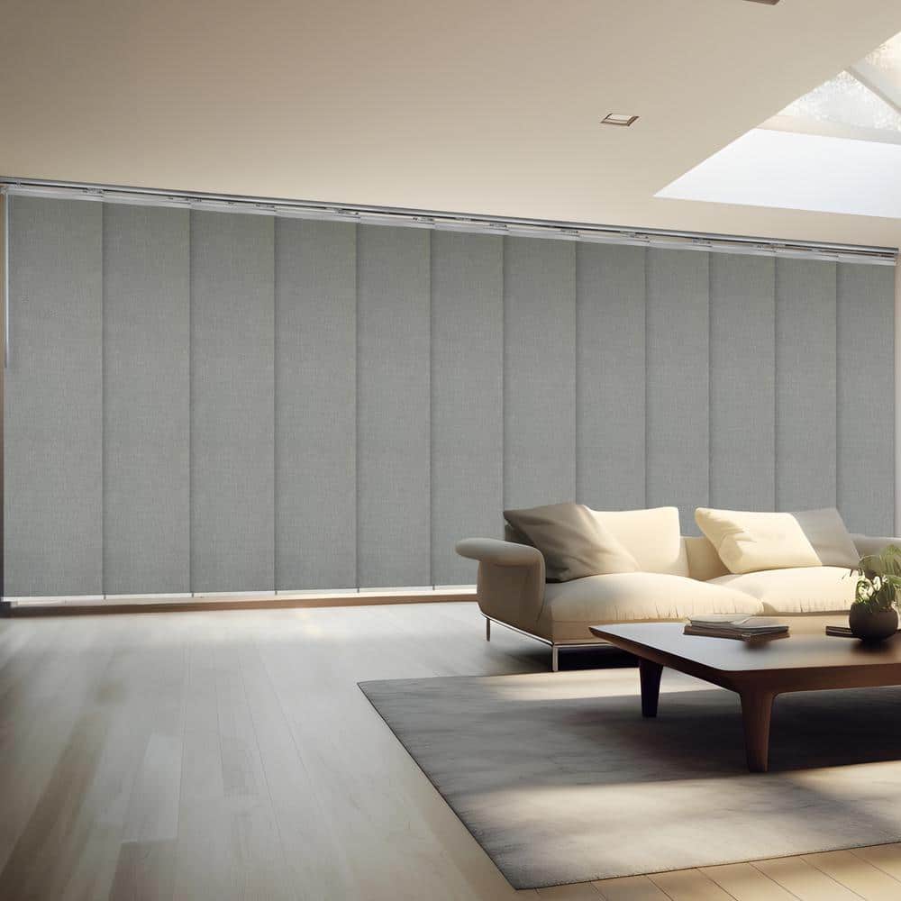 EMOH Ulysses 140 in. x 260 in. W x 94 in. L Adjustable 12-Panel, Satin ...