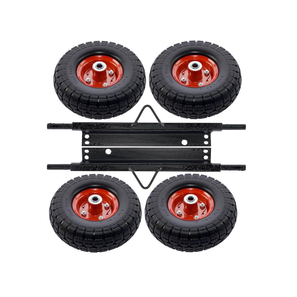 .N/A All-Terrain Solid Never Flat Tires Wheel Kit Replacement for ...