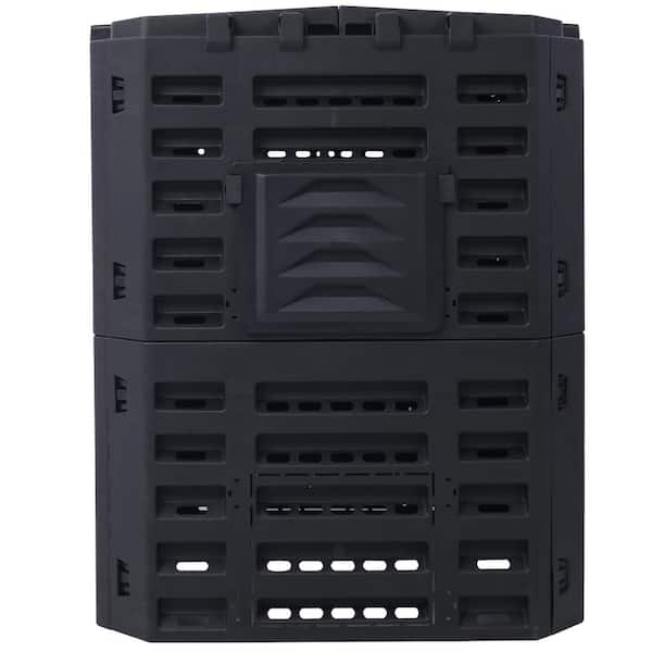 Miscool Ami 90 Gal. (340L) Recycled Plastic Lightweight Garden Compost ...