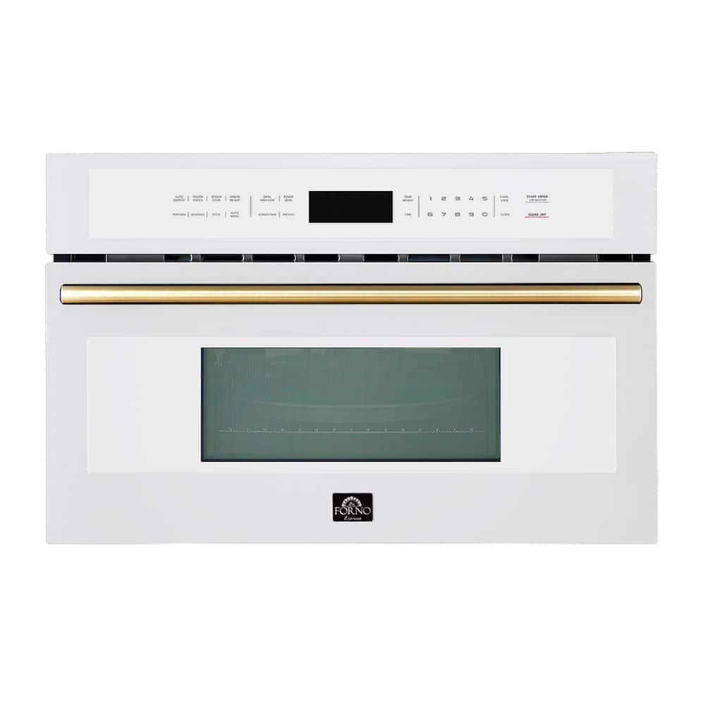 Forno Oliena Espresso 1750W 1.6 cu. ft. Compact Wall Oven and Microwave ...