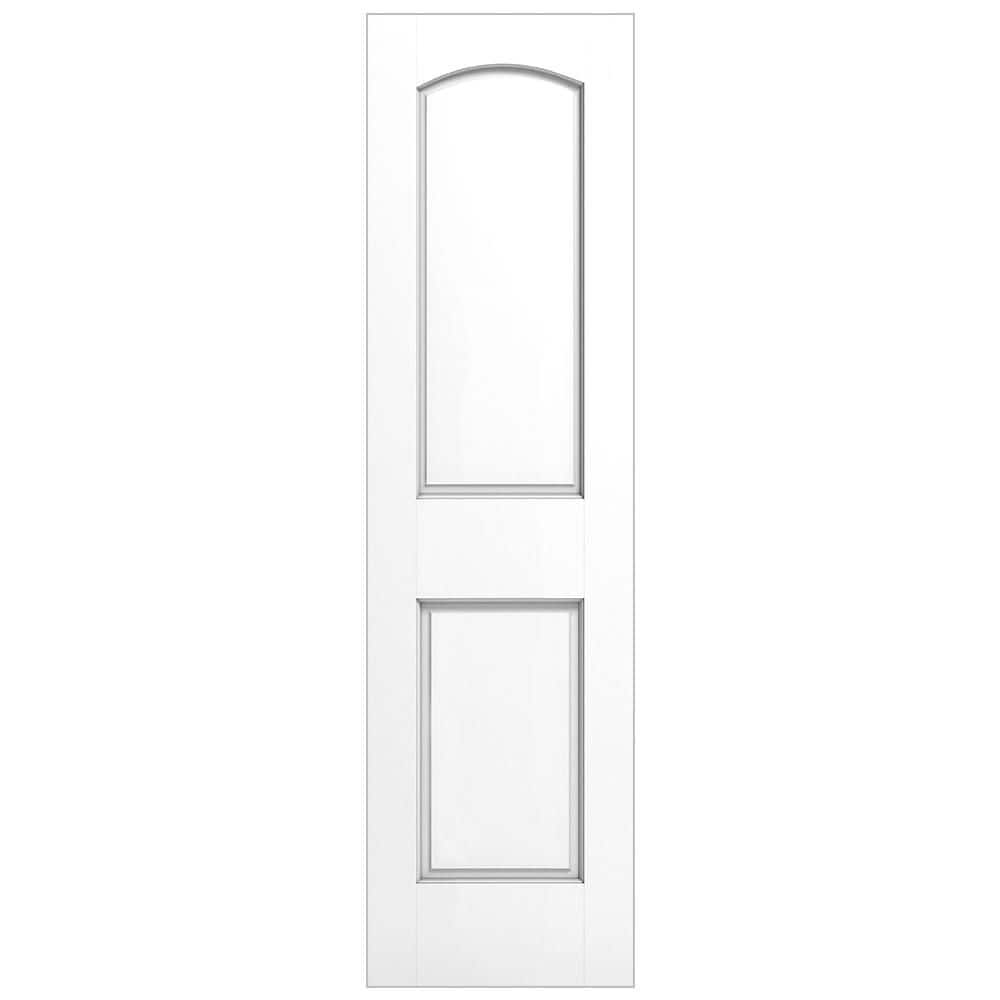 Alexandria Moulding 15 in x 80 in x 1-3/8 in., 2-Panel Raised Round Top ...