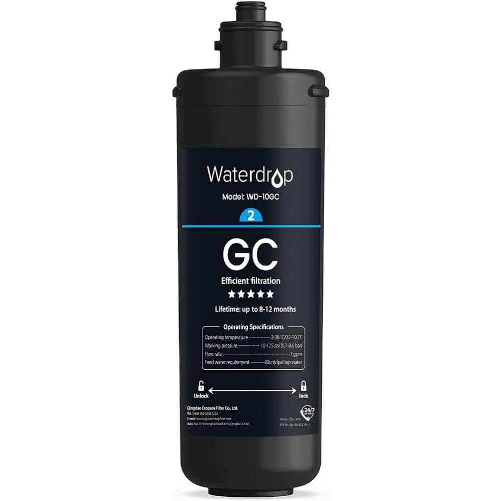 Waterdrop WD-10GC Under Sink Water Filter, Replacement for WD-TSA and ...