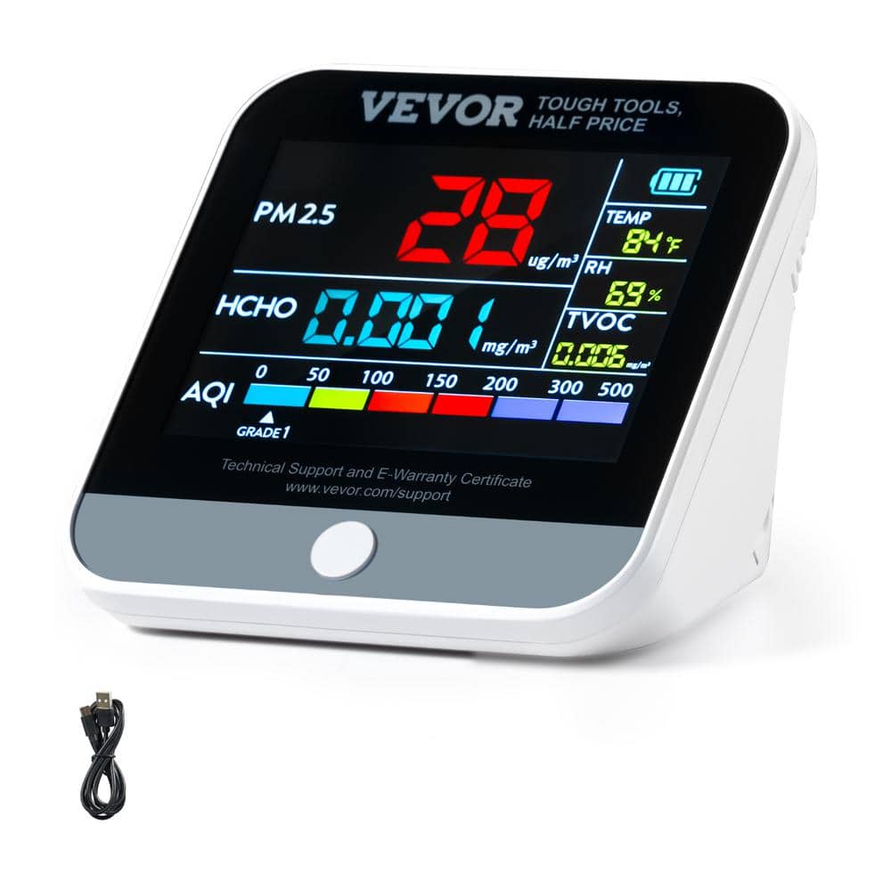 Reviews for VEVOR Air Quality Monitor 8 in. PM2.5 Particle Counter ...