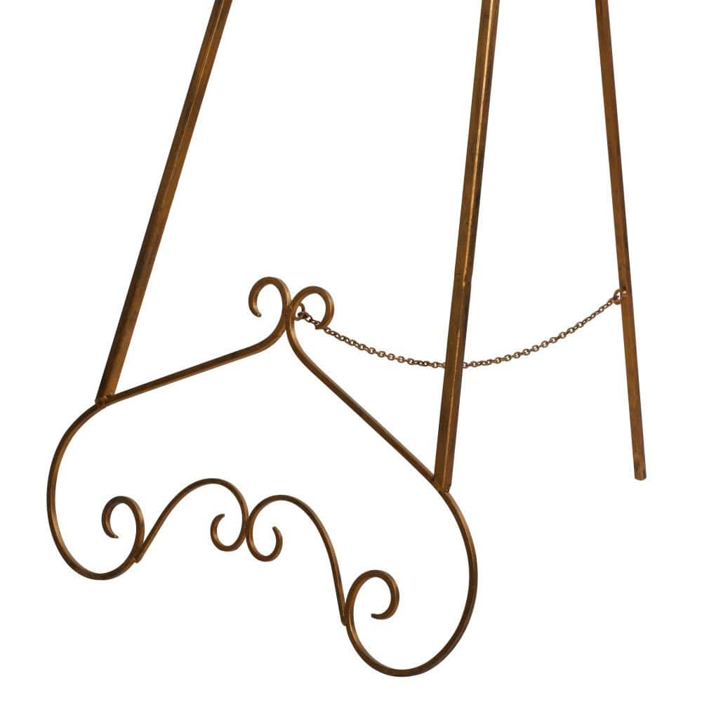 Reviews for Litton Lane Gold Metal Extra Large Free Standing Adjustable ...