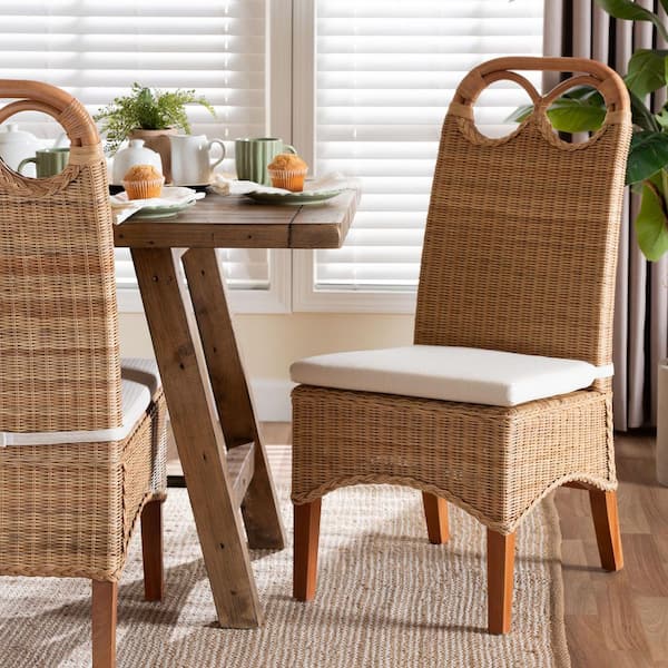 bali & pari Dyna Natural Rattan Dining Chair 266-14512-HD - The Home Depot