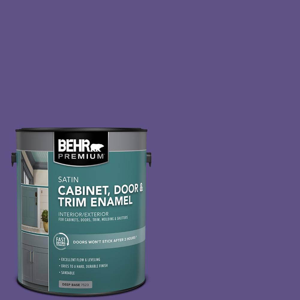 BEHR PREMIUM 1 gal. #P560-7 Kings Court Satin Enamel Interior/Exterior ...