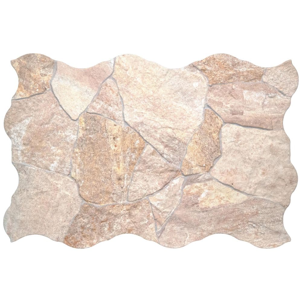 Reviews for MSI Neptune Amber Matte Porcelain Flagstone Look Tile, 17 ...
