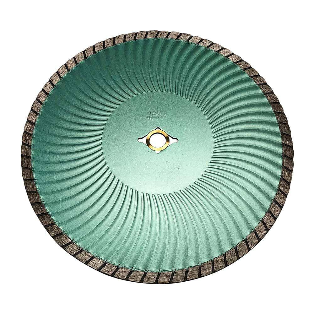 EDiamondTools 10 in. Turbo Wave Saw Blade for Granite, Sandstone ...