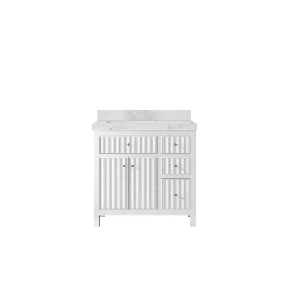 Willow Collections Sonoma 36 in. W x 22 in. D x 36 in. H Left Offset ...