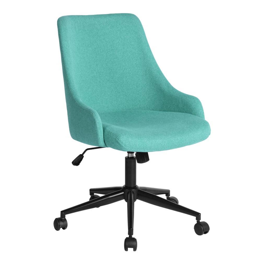 Homy Casa Nachi Green Fabric Seat Task Chair with Adjustable Height ...