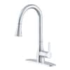 FLOW Classic Series Single-Handle Standard Kitchen Faucet in Chrome ...