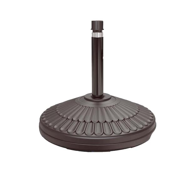 PASAMIC 80 lbs. HDPE Round Patio Umbrella Base Free Standing Heavy Duty ...