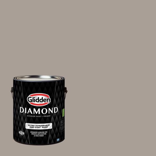 Glidden Diamond 1 gal. Simmering Smoke PPG1019-4 Flat Interior Paint ...