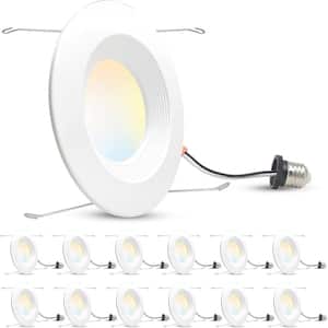 Lecoht 6 in. New Construction and Remodel Recessed Retrofit Dimmable ...