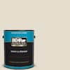 BEHR PREMIUM PLUS 1 gal. #MQ3-40 Varnished Ivory Satin Enamel Exterior ...