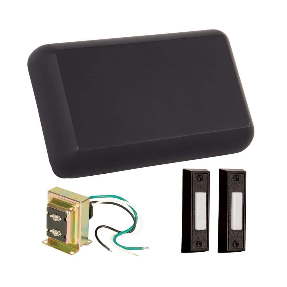 CRAFTMADE Builder Hardwired 2-Note Doorbell Chime Kit, Transformer 16 ...