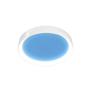 Feit Electric 24 in. Vista Artificial Skylight White Integrated LED ...