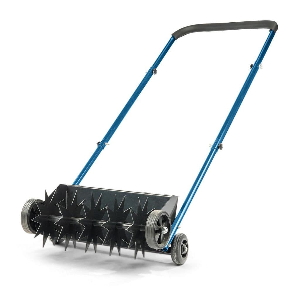 Karl home 16.5 in. Push Spike Aerator Heavy Duty Rolling Lawn Aerator ...