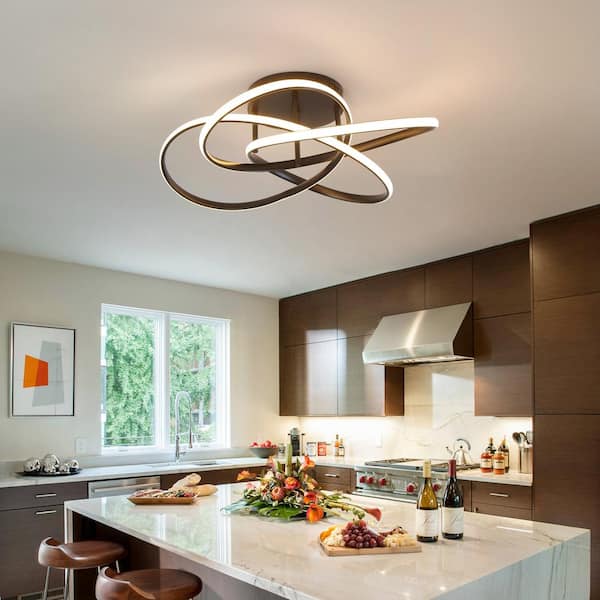 Led Large Flush Mount Ceiling Light