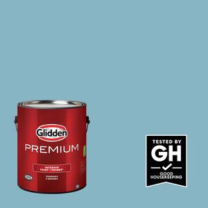 Glidden Essentials 5 gal. PPG1151-4 Crystal Lake Semi-Gloss Exterior ...