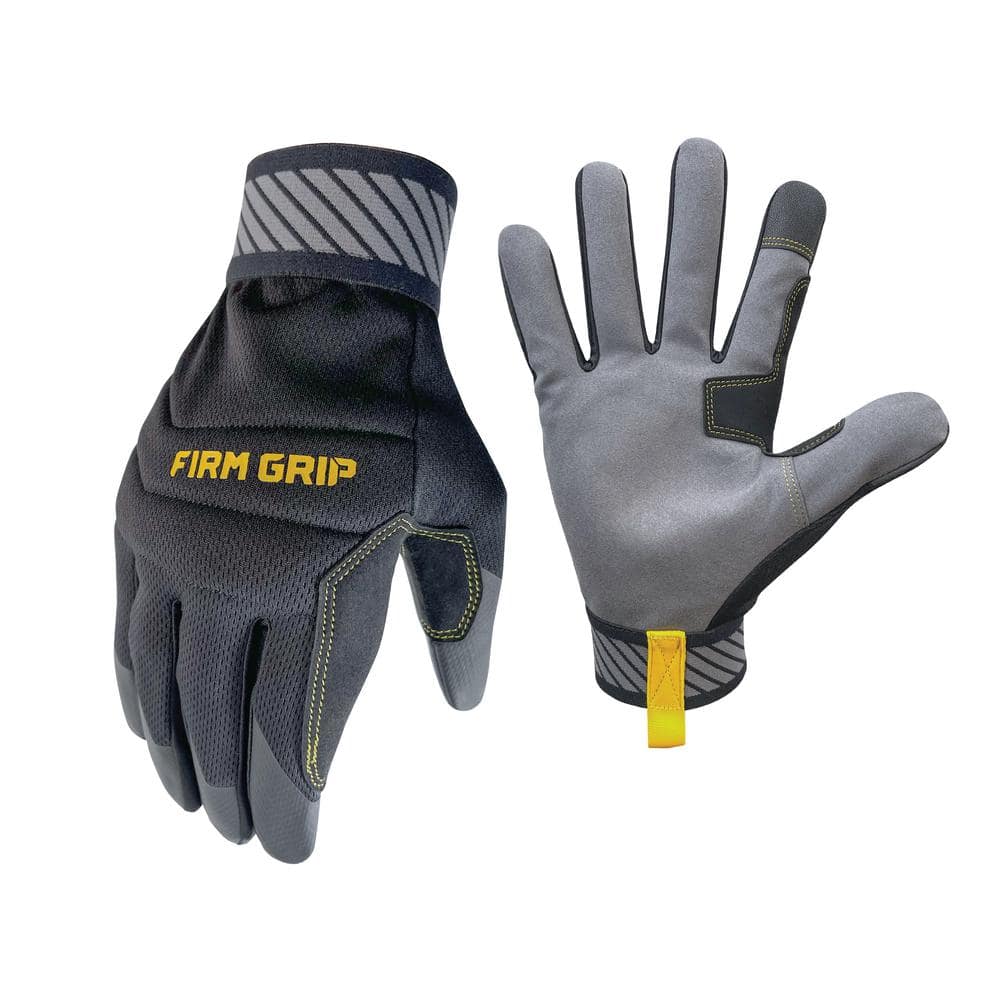 FIRM GRIP X-Large Flex Cuff Outdoor and Work Gloves (2-Pack) 43128-20 - The Home Depot