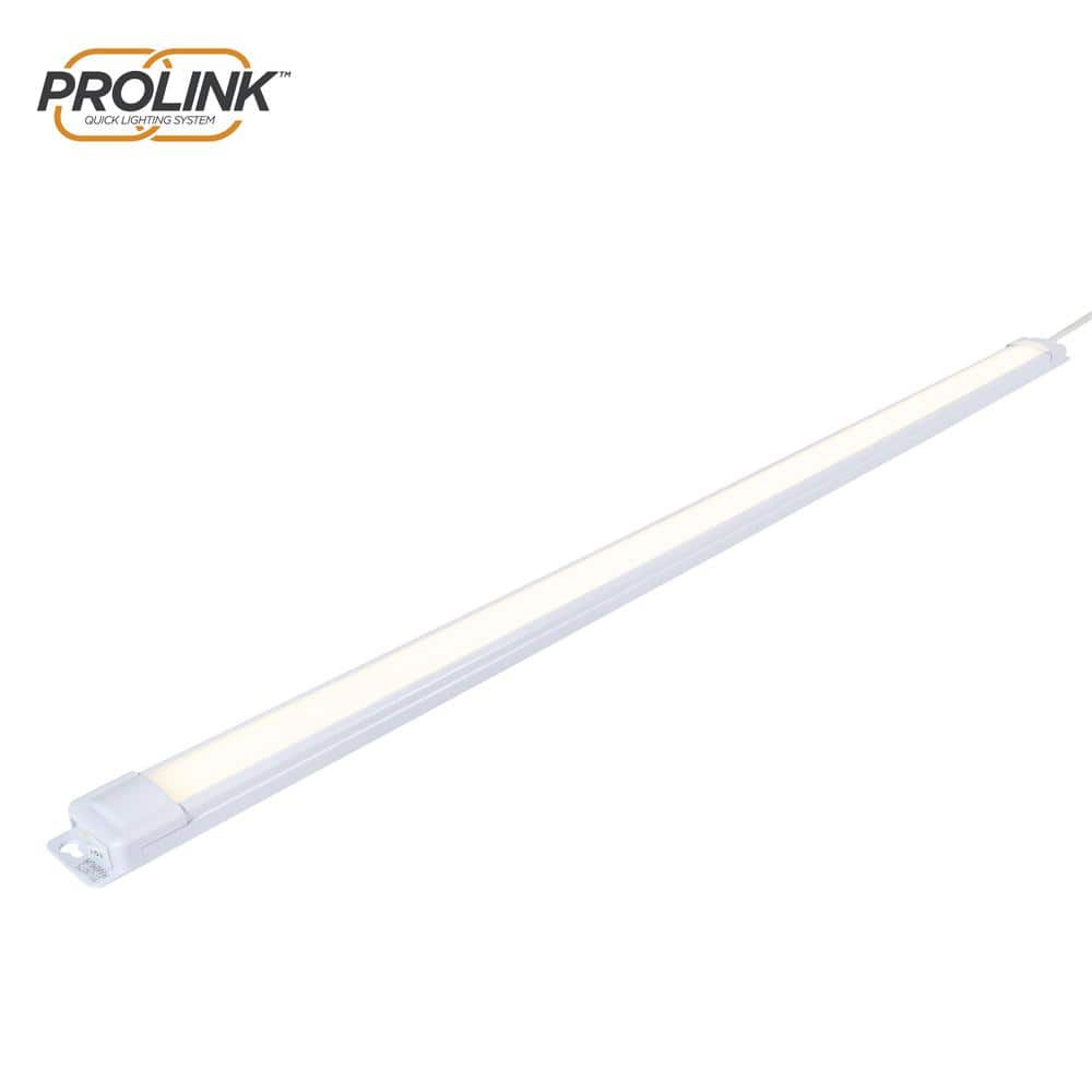 PROLINK EZ Link Linkable Plug-in 36 in. LED White Under Cabinet Light ...