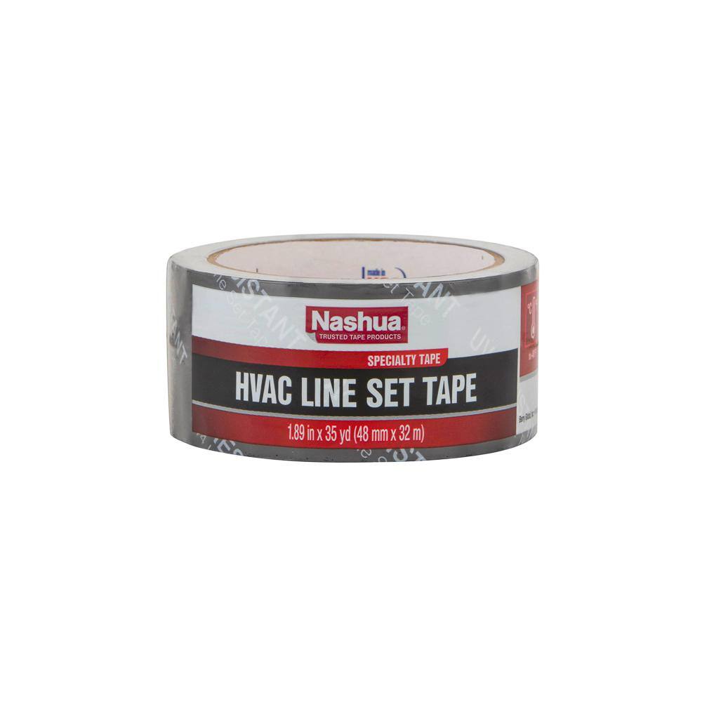 Nashua Tape 1 89 In X 35 Yd HVAC Line Set Duct Tape In Black 1529834