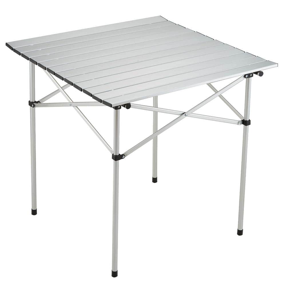 SKYSHALO Folding Camping Table, Outdoor Portable Side Tables ...
