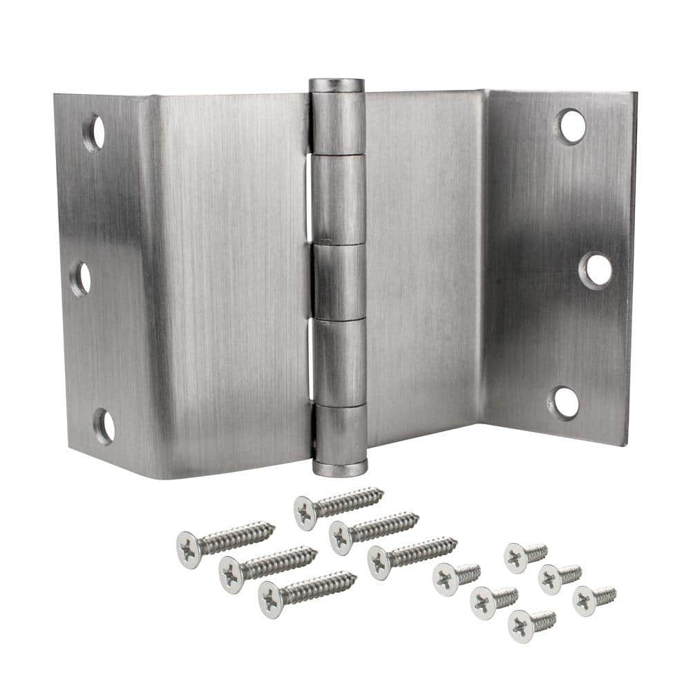 Everbilt 3-1/2 in. Swing Clear Door Hinge in Satin Chrome 13864 - The ...