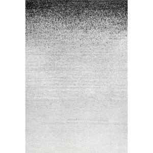 JONATHAN Y Shore Modern Gradient Gray/Cream 5 ft. x 8 ft. Area Rug ...