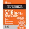 Everbilt 5/16 in. Zinc-Plated Nut, Washer and Lock Washer (24-Piece per Pack) 803532 - The Home ...
