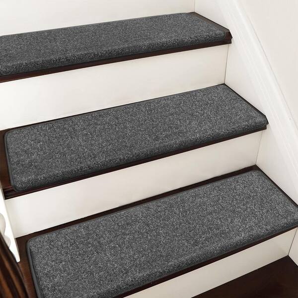 PURE ERA Bullnose Dark Gray 9.5 in. x 30 in. x 1.2 in.Polypropylene ...