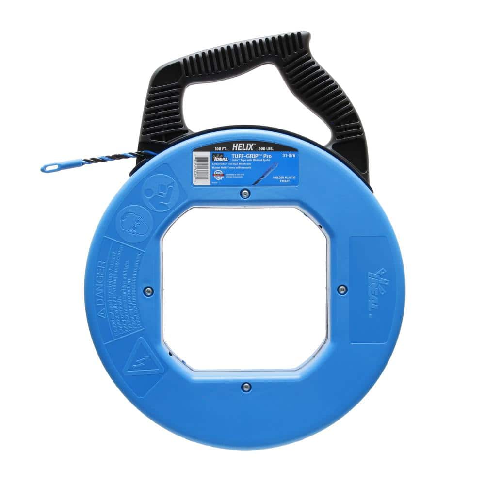 IDEAL 100 ft. Helix Fish Tape with Molded Tip 31-076 - The Home Depot