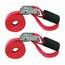 SNAP-LOC 8 ft. x 2 in. Cinch Strap with Ratchet in Red SLTC208RR