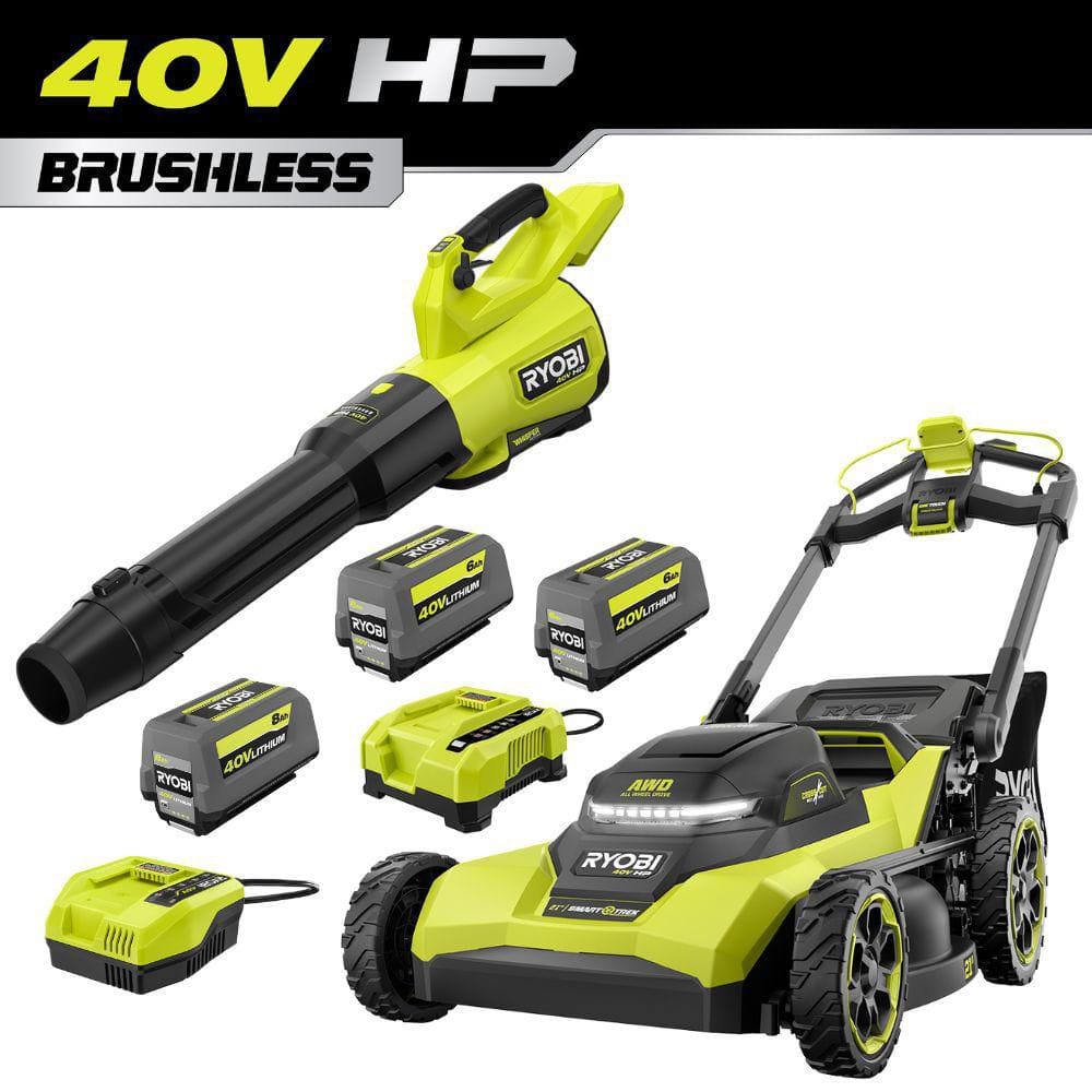 Reviews for RYOBI 40V HP 21" Brushless Cross Cut Self-Propelled All ...