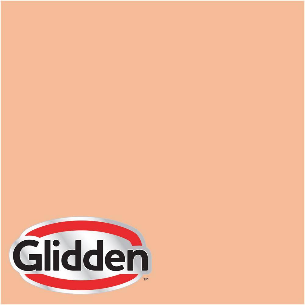 Glidden Premium 1-gal. #HDGO19 True Peach Flat Latex Exterior Paint ...