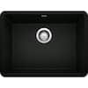 Blanco PRECIS Coal Black Granite Composite 23.44 in. Single Bowl ...