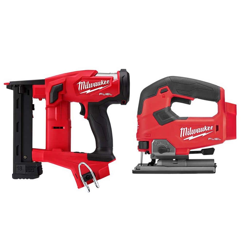 Milwaukee M18 FUEL 18V Lith-Ion Brushless Cordless 18-Gauge 1/4 in ...