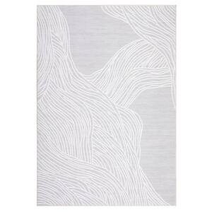 Garvee Black/ White 5*7ft Modern Abstract Carpet Washable Rug Living ...